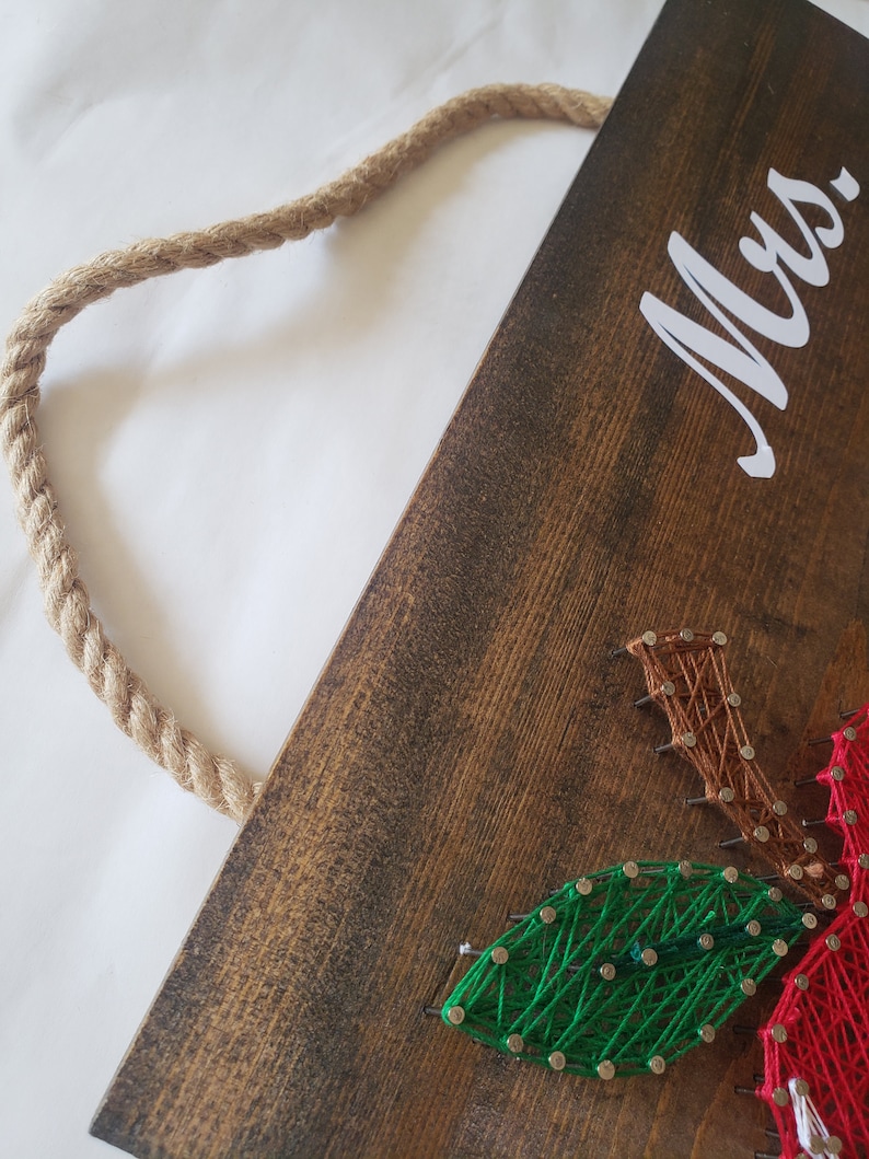 String Art/teacher/personalized Gift/hanging Artwork - Etsy