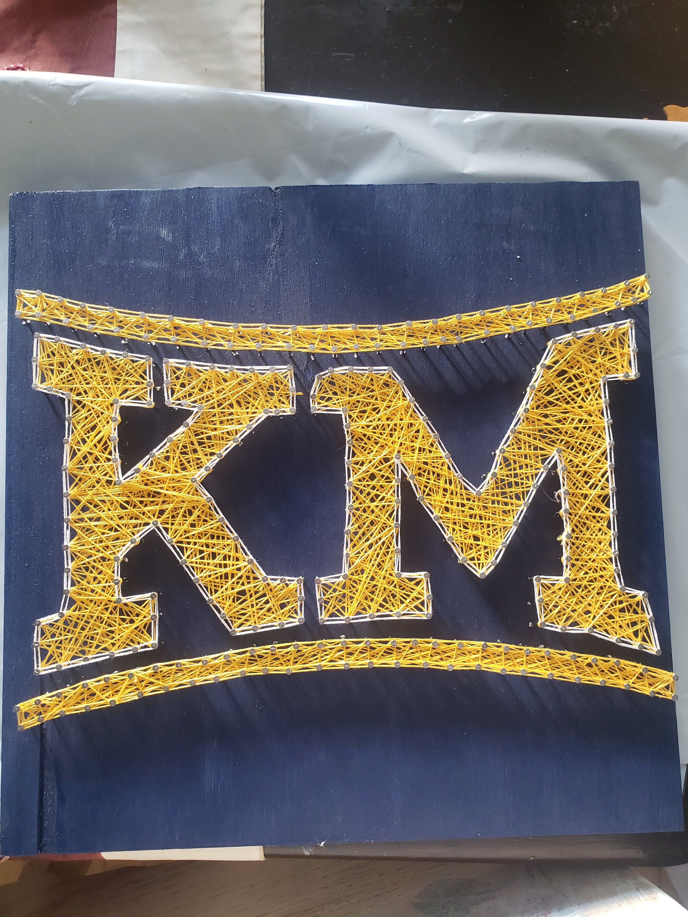 School Logo String Art - Etsy