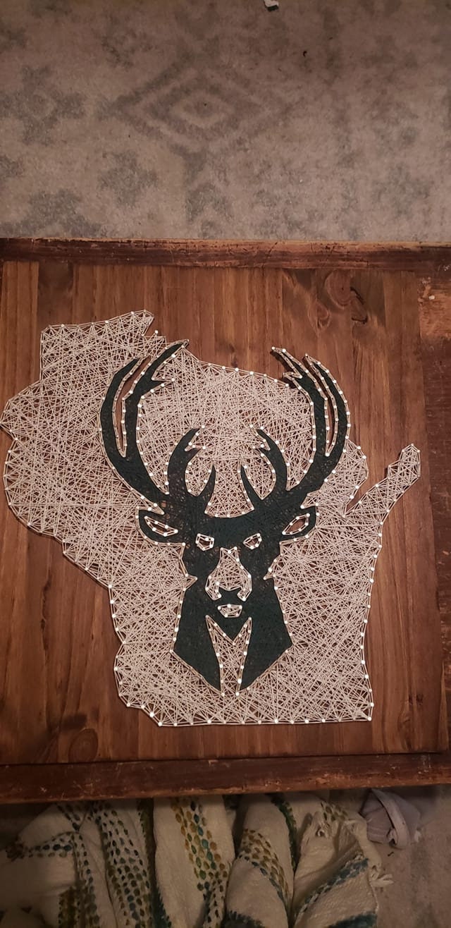 Bucks Logo in WI String Art - Etsy