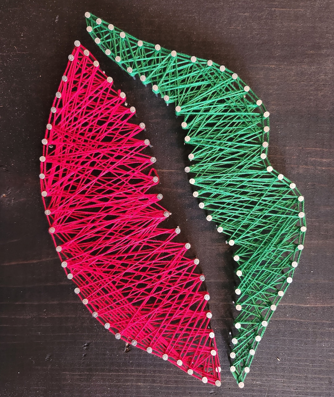 Kiss DIY String Art Kit/lips/valentines/blackhistory - Etsy