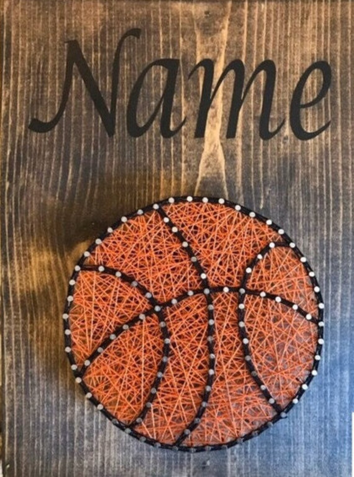 Basketball String Art/personalized/gift/craft/sports - Etsy