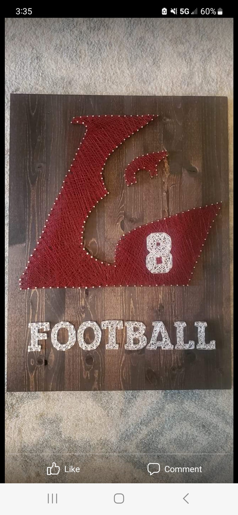 School Logo String Art - Etsy