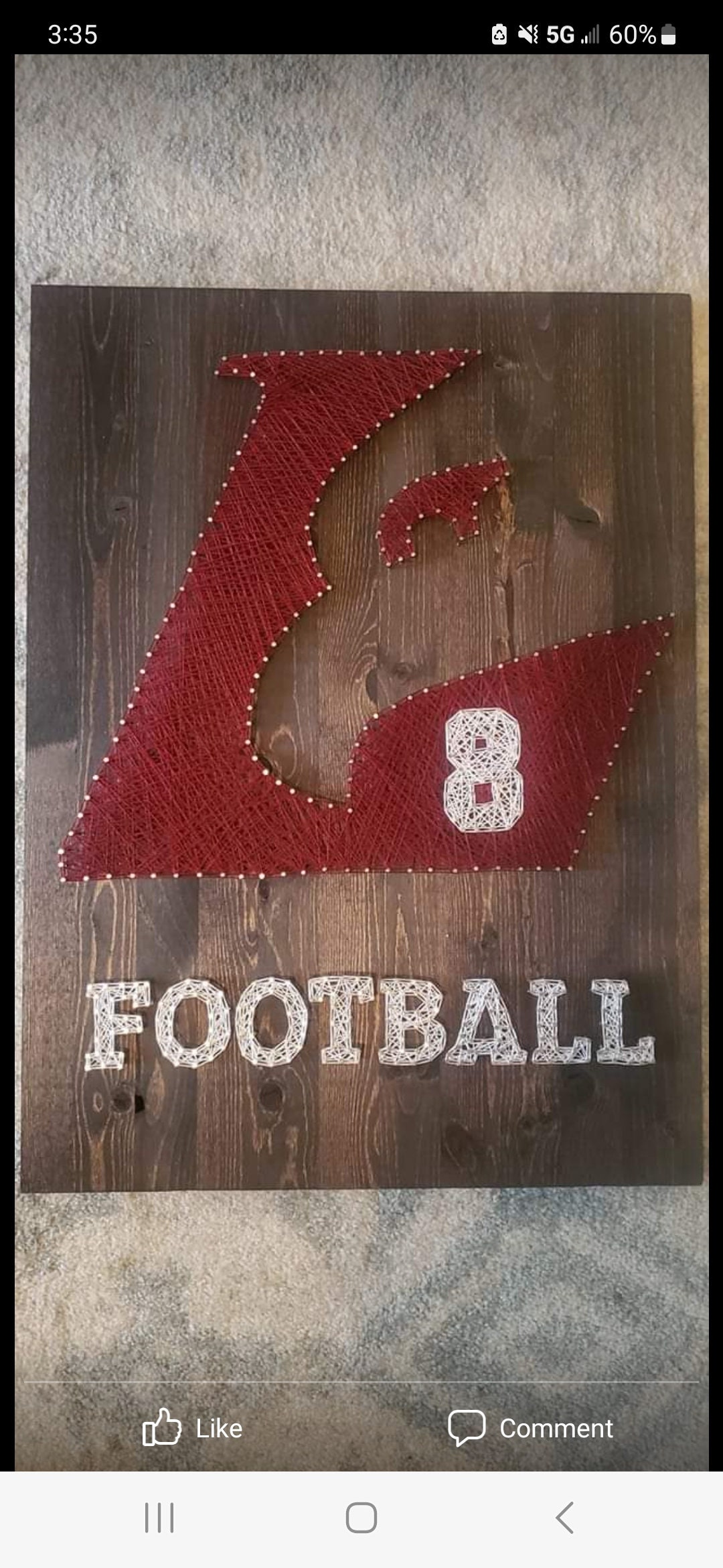 School Logo String Art - Etsy