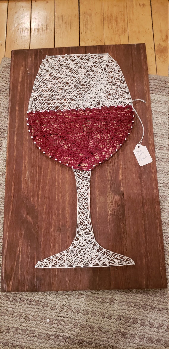 Wine String Art | Etsy