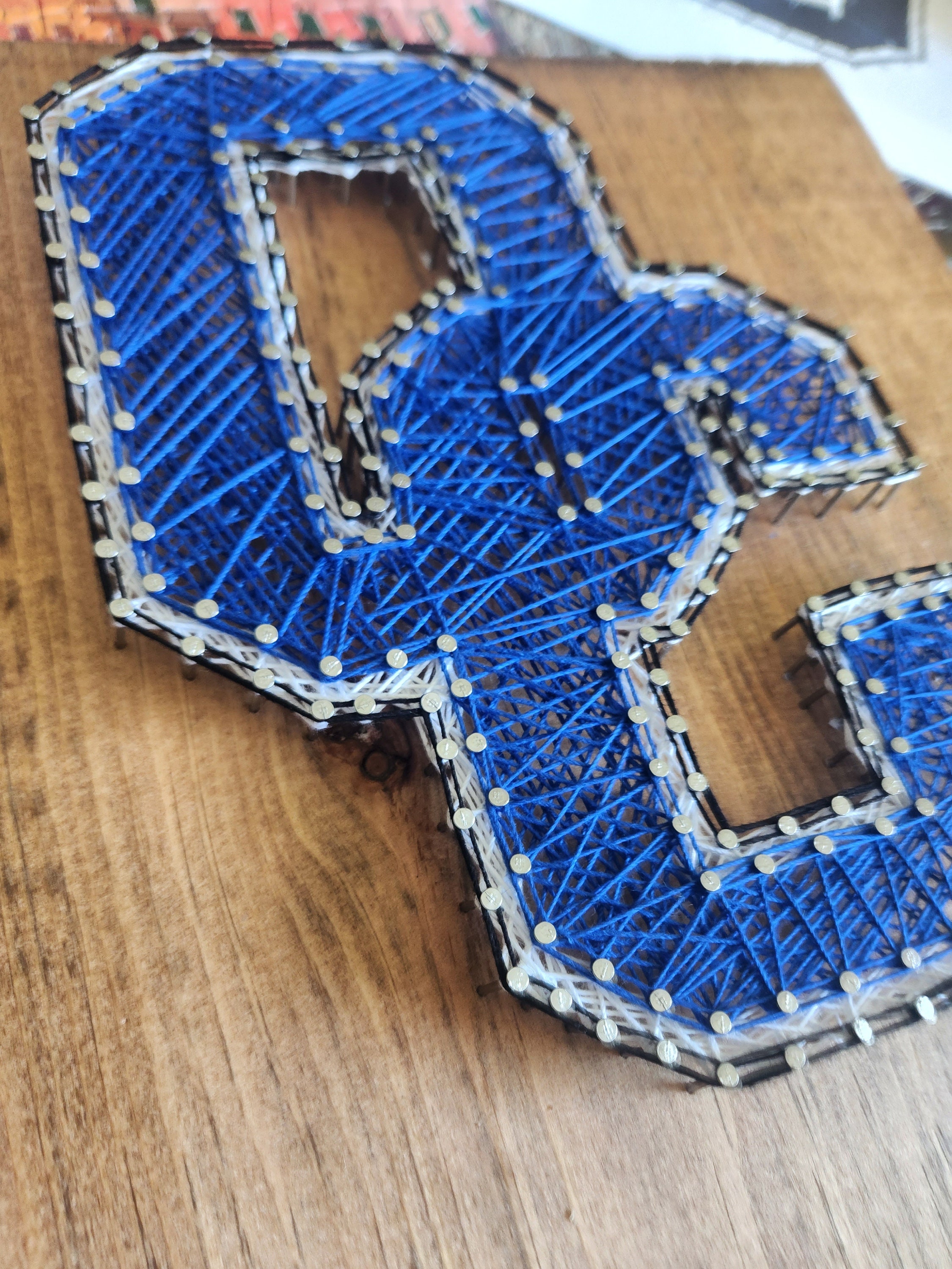 School Logo String Art - Etsy