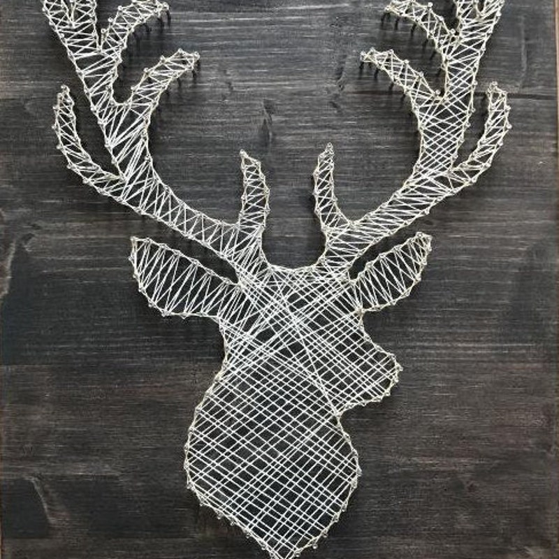 String Art Mountains - Etsy