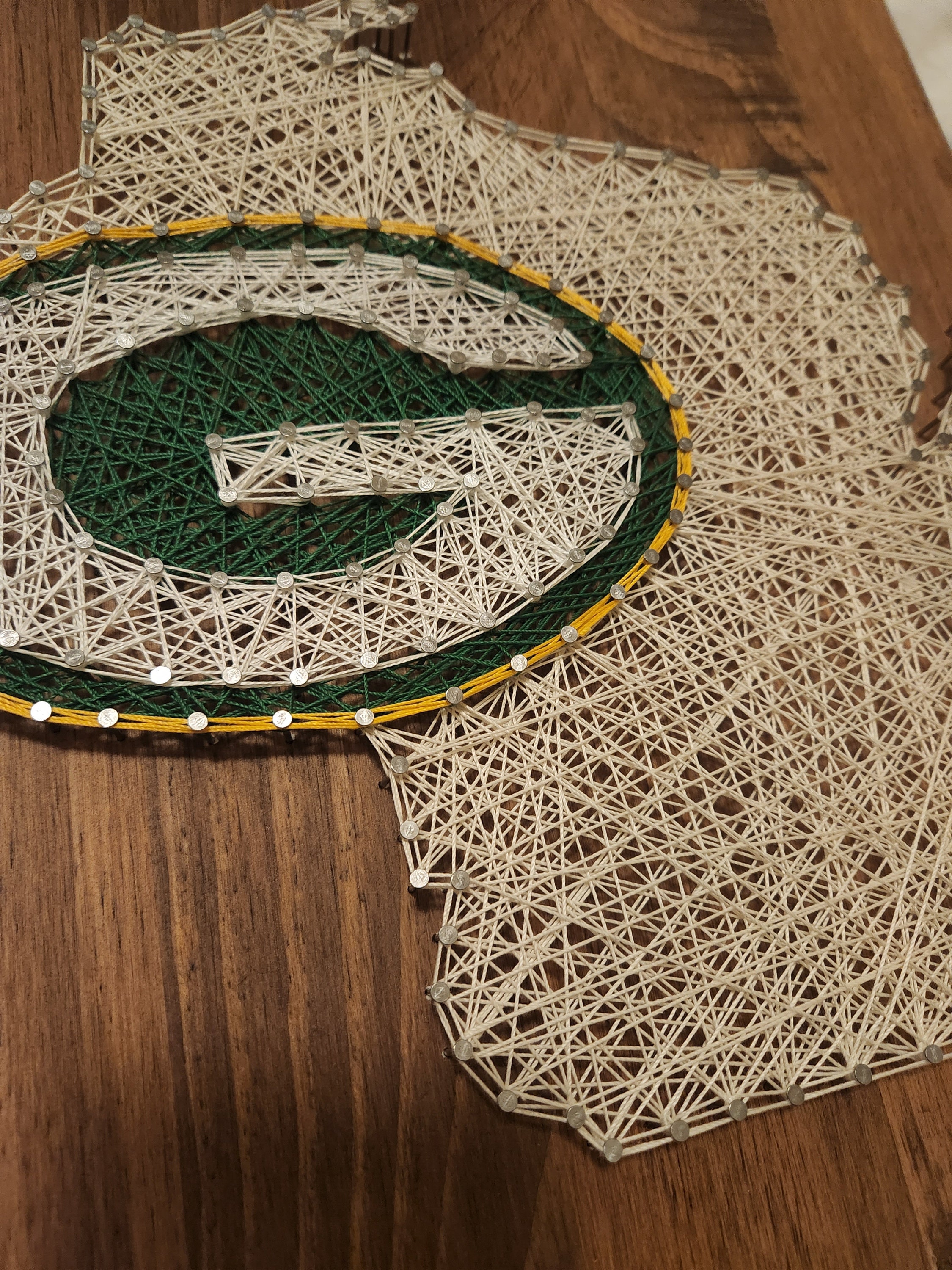 Green Bay Packers String Art DIY - Etsy
