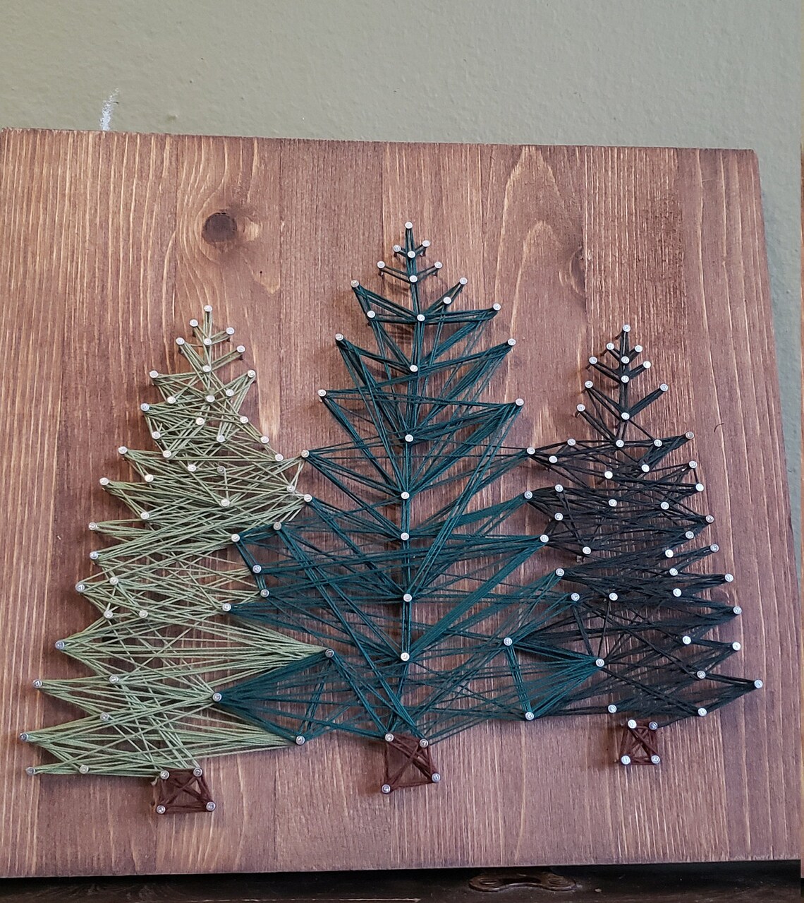 String Art DIY Kit/trees/pre-nailed - Etsy