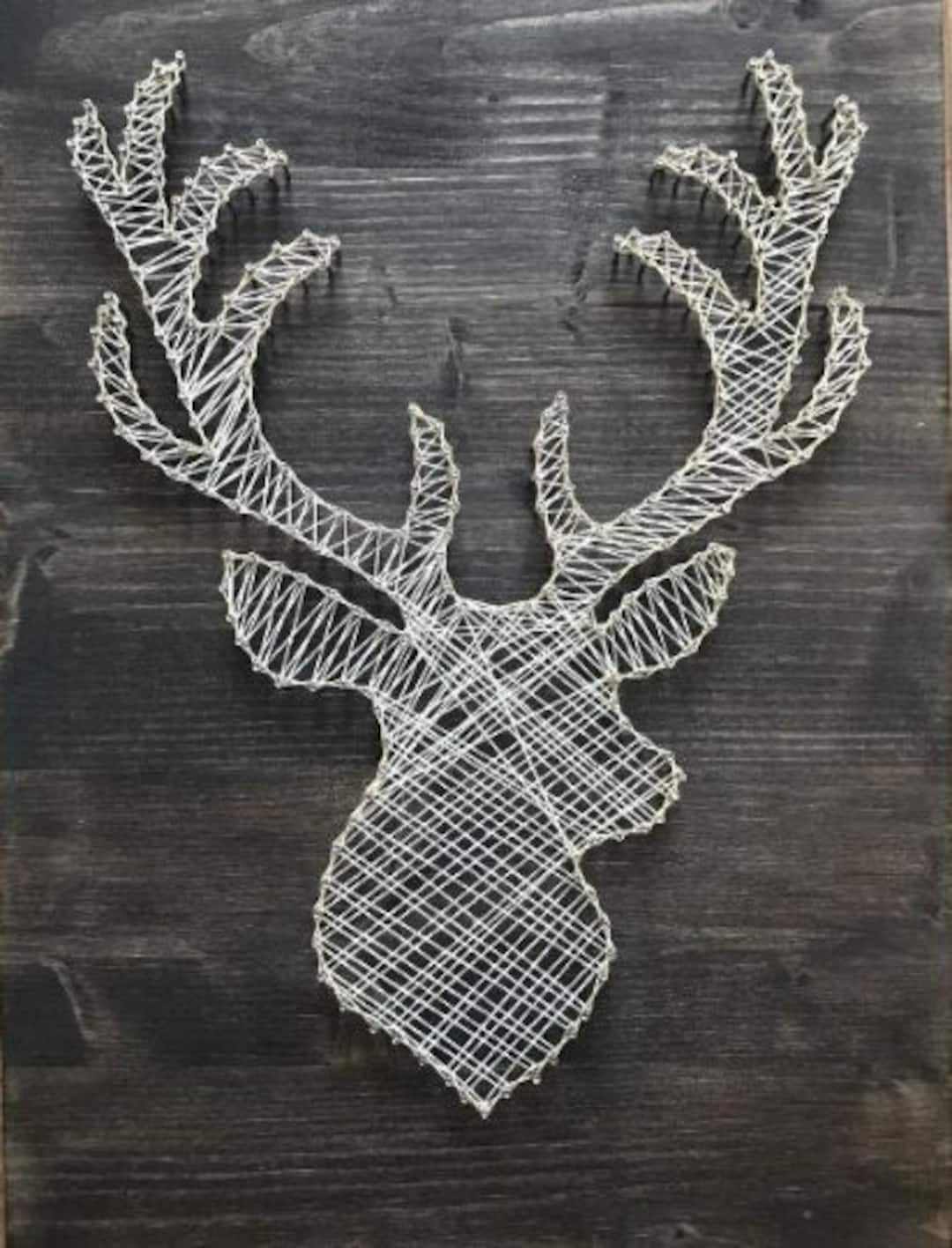 Deer String Art Wall Hanging - Etsy