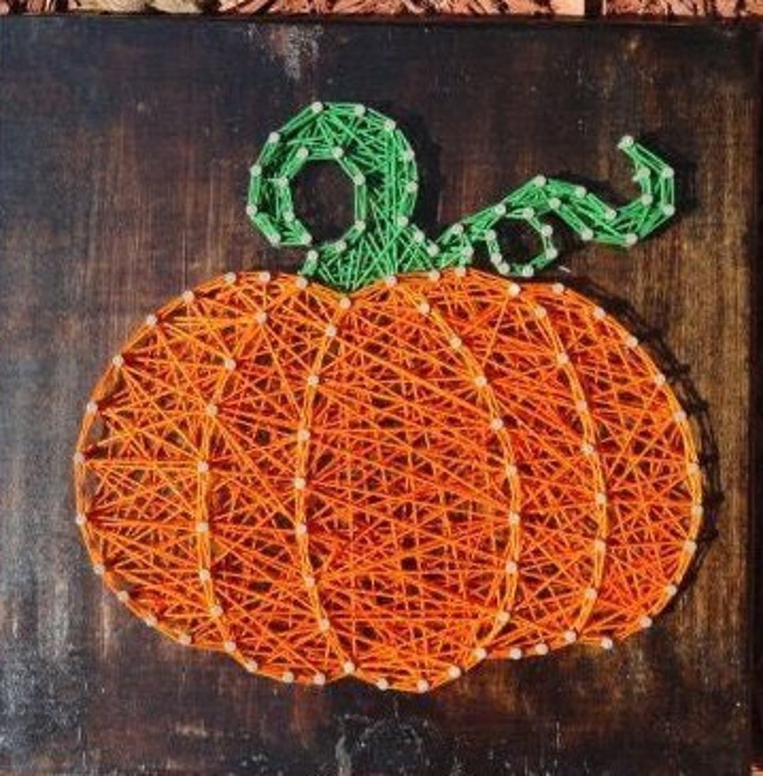 Pumpkin/happy Fall DIY String Art Kit - Etsy