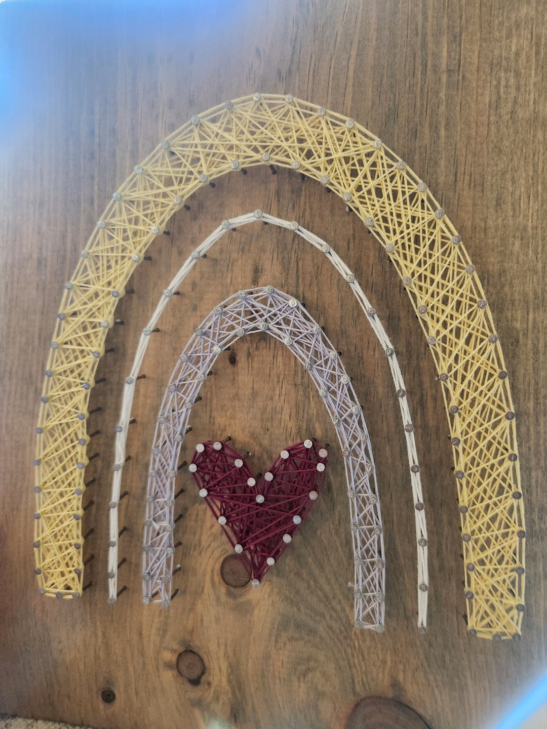 Modern Rainbow String Art Kit - Etsy