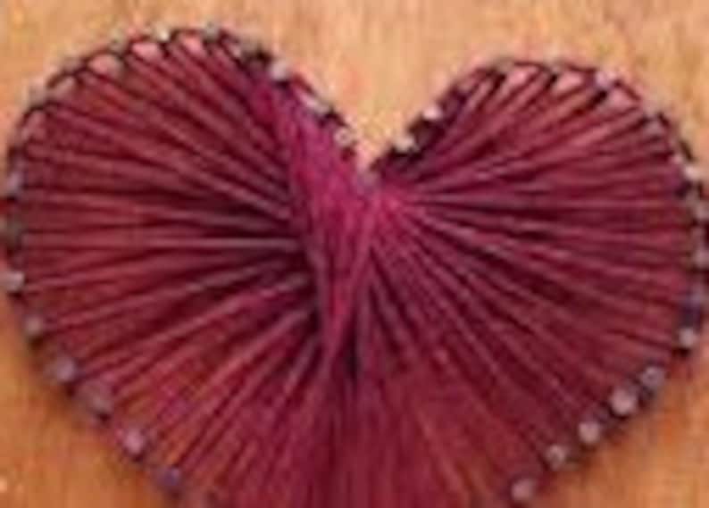 String Art DIY Kit/heart Outline - Etsy