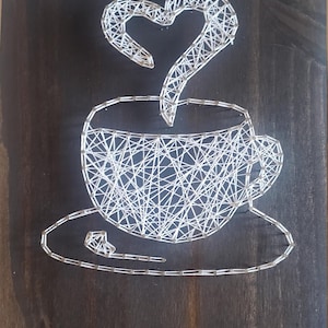 String Art DIY Kit/coffee - Etsy