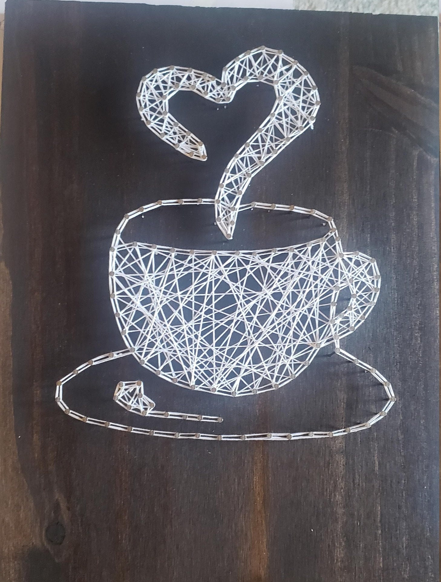 String Art DIY Kit/coffee - Etsy
