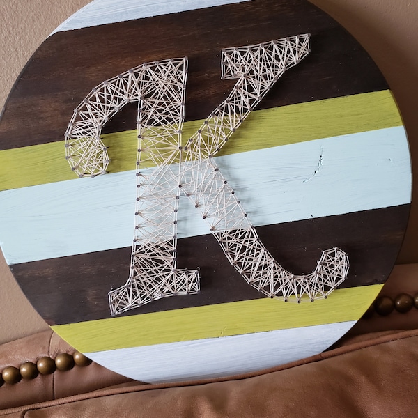 Monogram String Art - Etsy