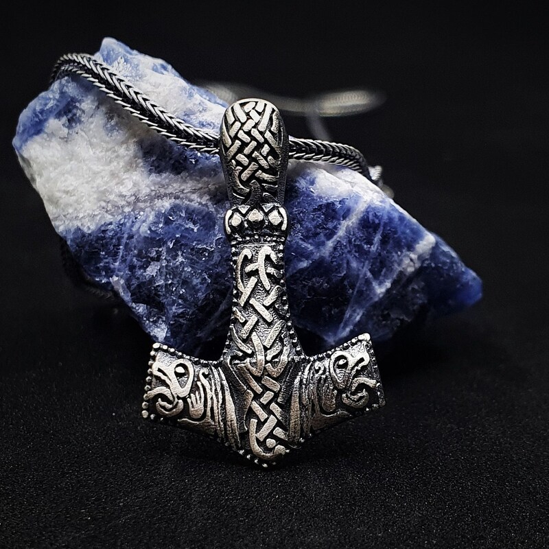Mjolnir Pendant - Etsy