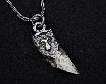 Viking Wolf Tooth Necklace - Etsy