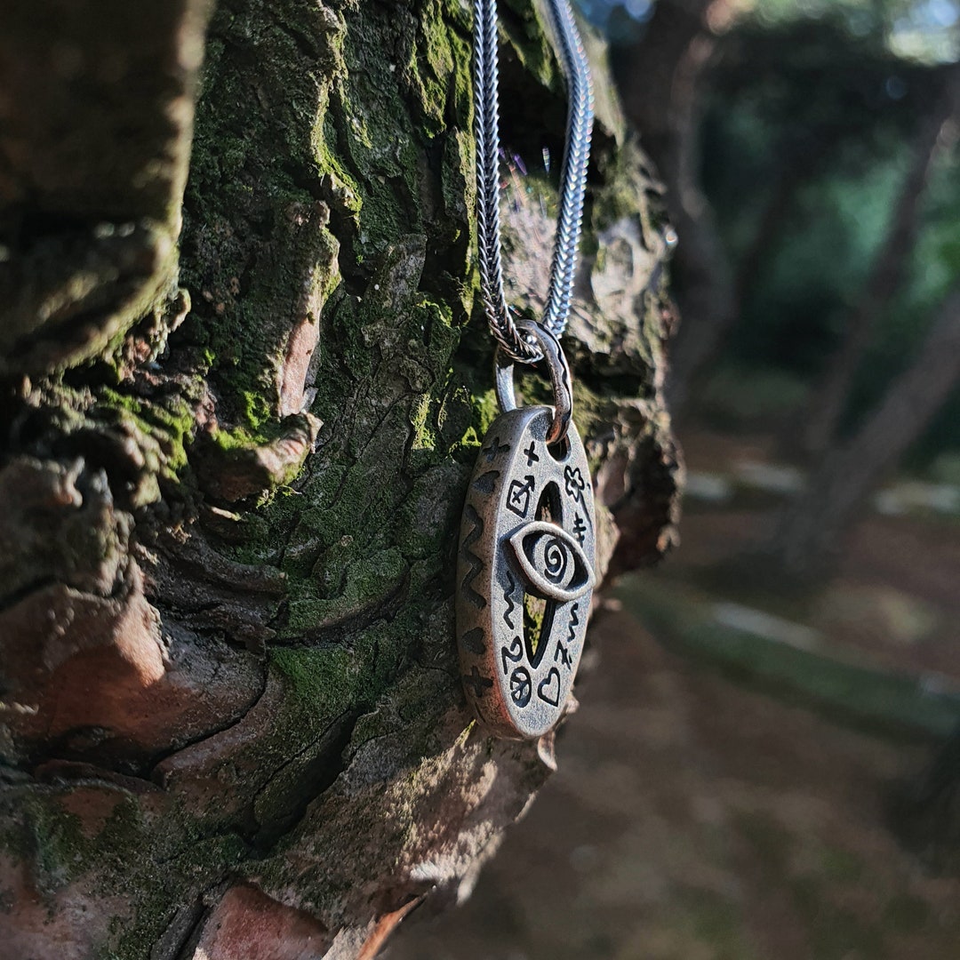 Sterling Silver Greek Mythology Women Charm Necklace,boho Charm ...