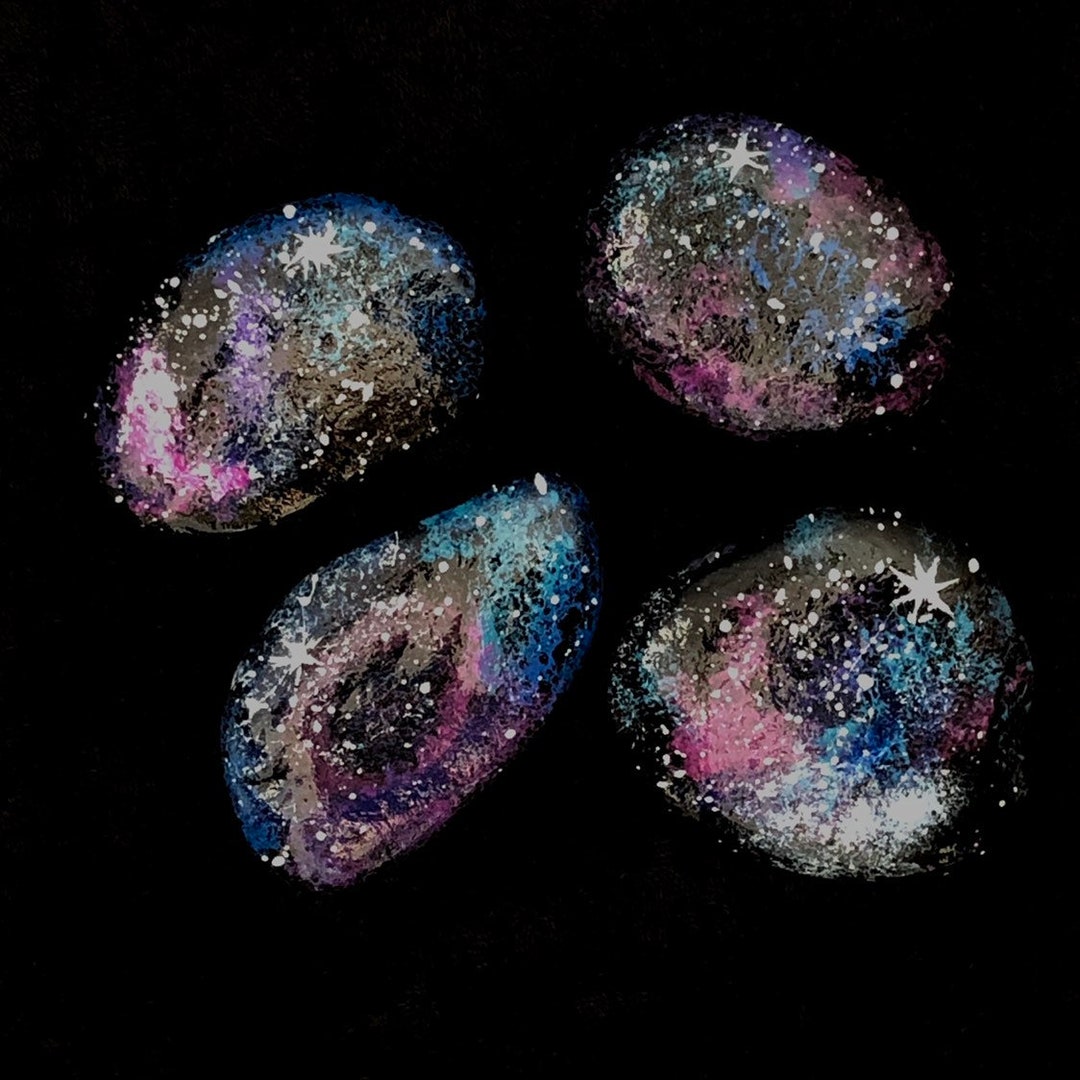 Galaxy Rocks - A Universe in the Palm of Your Hand! - Etsy