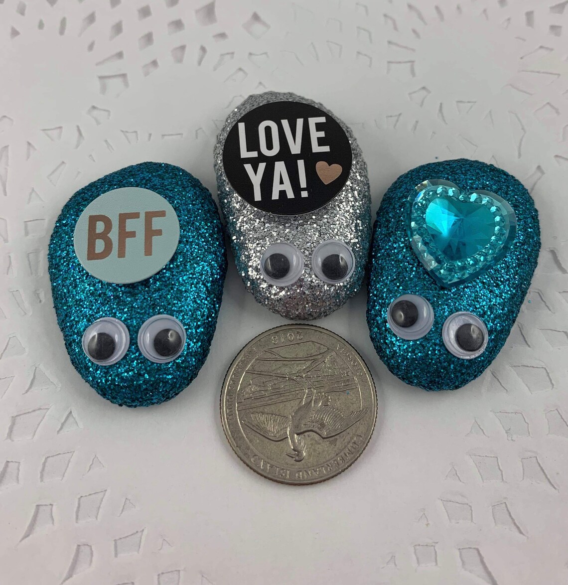 BFF Glitter Rocks Gift for BFF Unique Birthday Gift for - Etsy