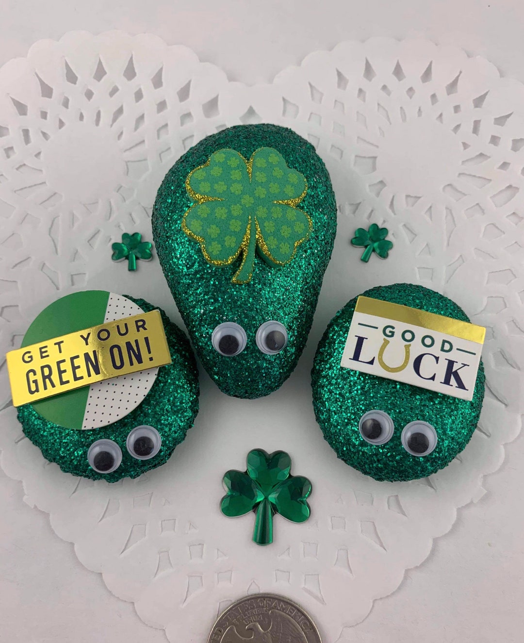 St.Patricks Day Rocks, Gifts for St. Patricks Day Lovers, Good Luck ...