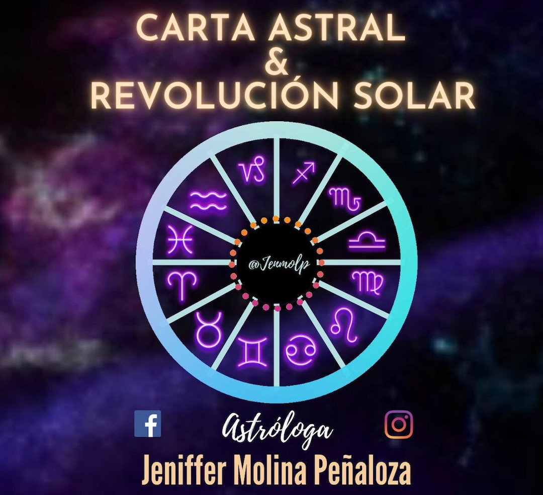 Carta Astral Revolución Solar - Etsy