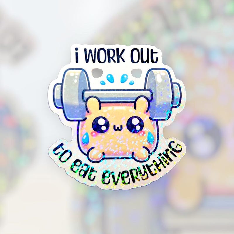 Workout Stickers - Etsy