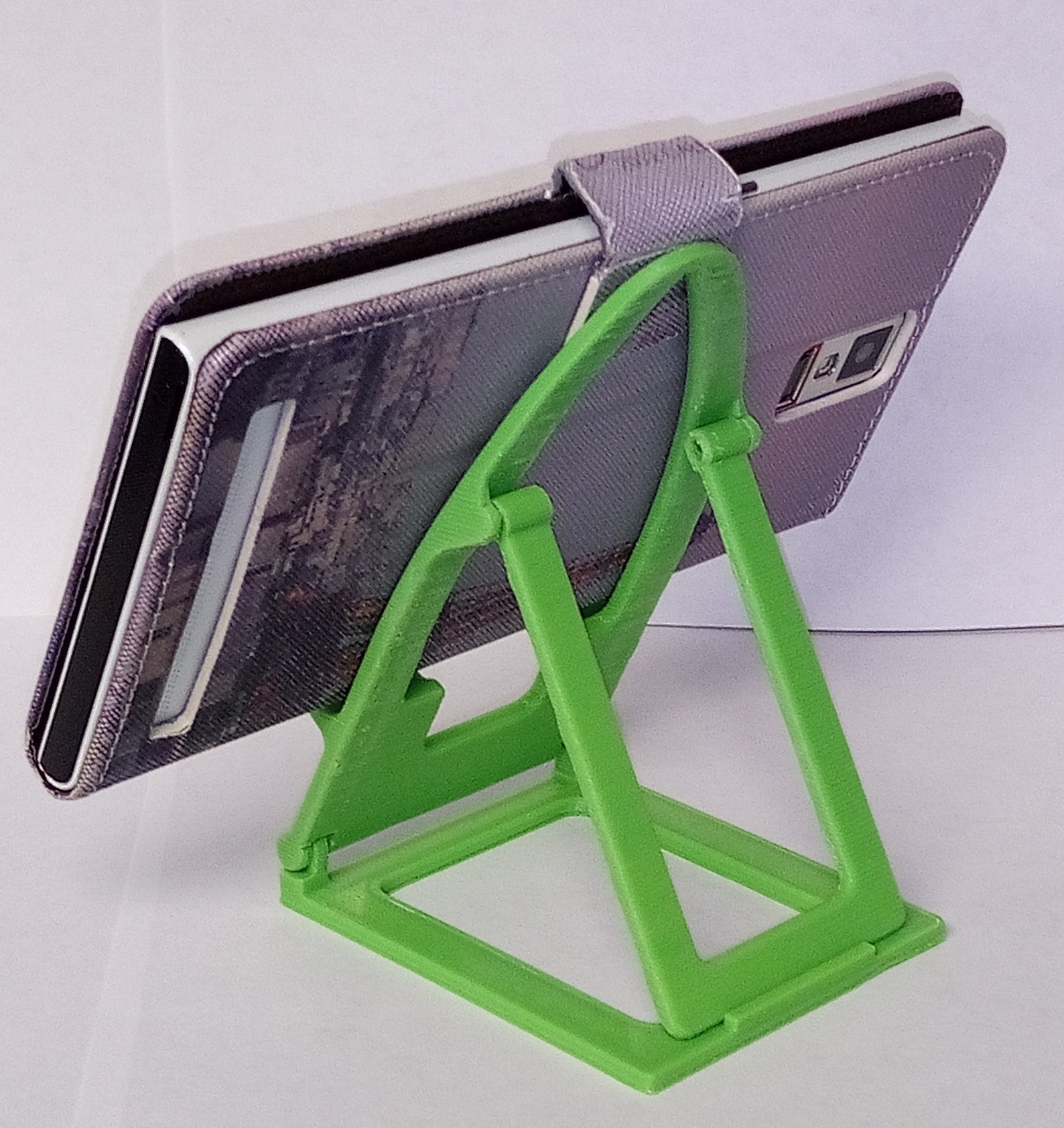 Foldable Personalized 3D Printed Cell Phone Desk Holder Stand Gift PLA ...