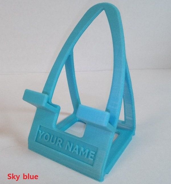 Personalized 3D Printed Cell Phone Desk Holder Stand Gift PLA (print ...