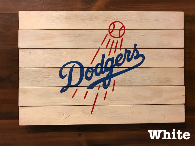Los Angeles Dodgers Wood Plank - Etsy