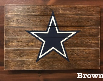 Dallas Cowboys Wood Sign - Etsy