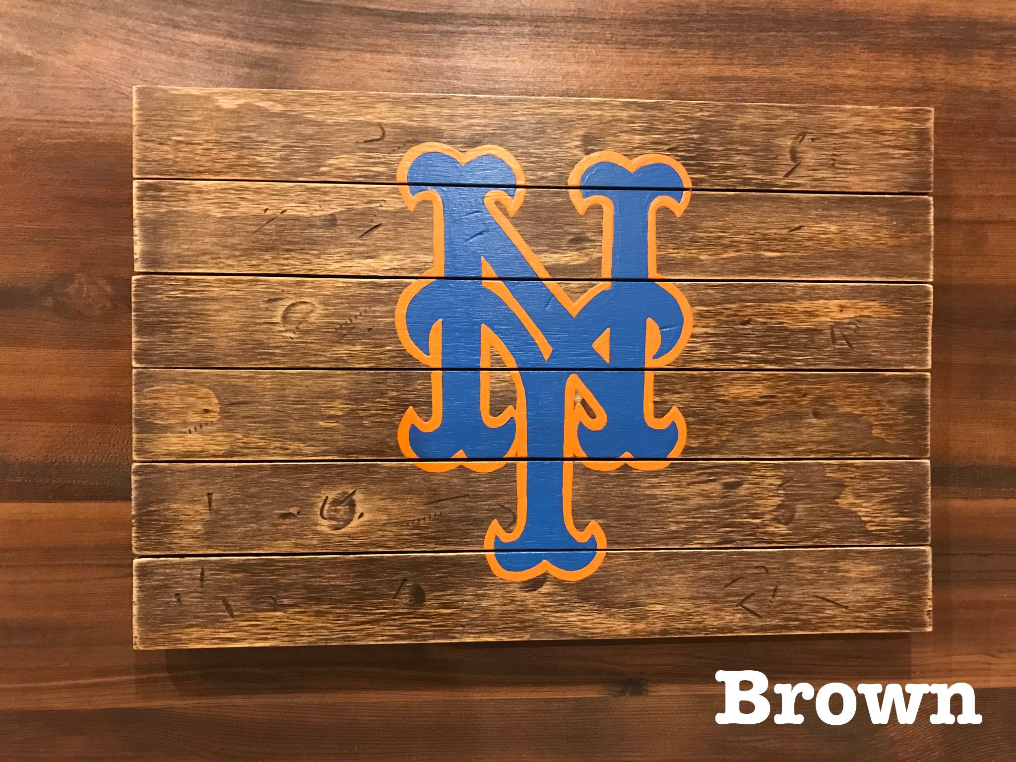 New York Mets Wood Plank - Etsy