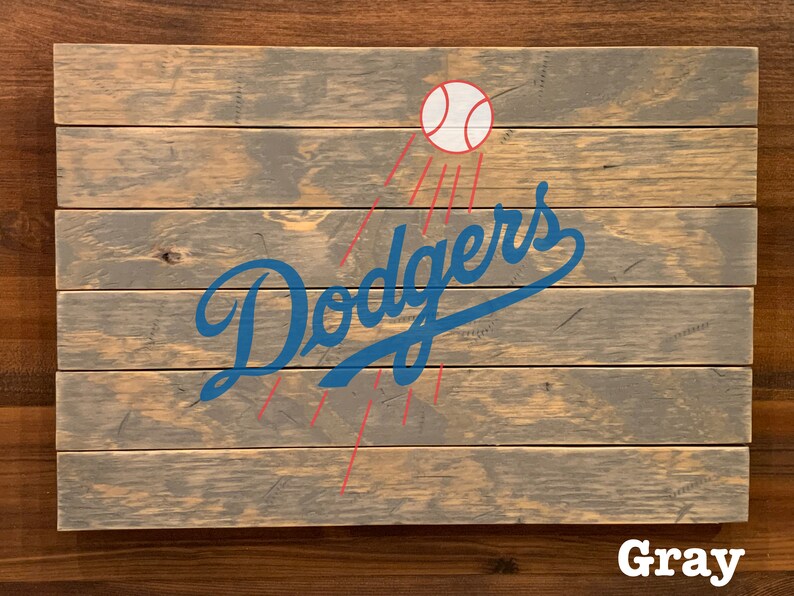Los Angeles Dodgers Wood Plank - Etsy