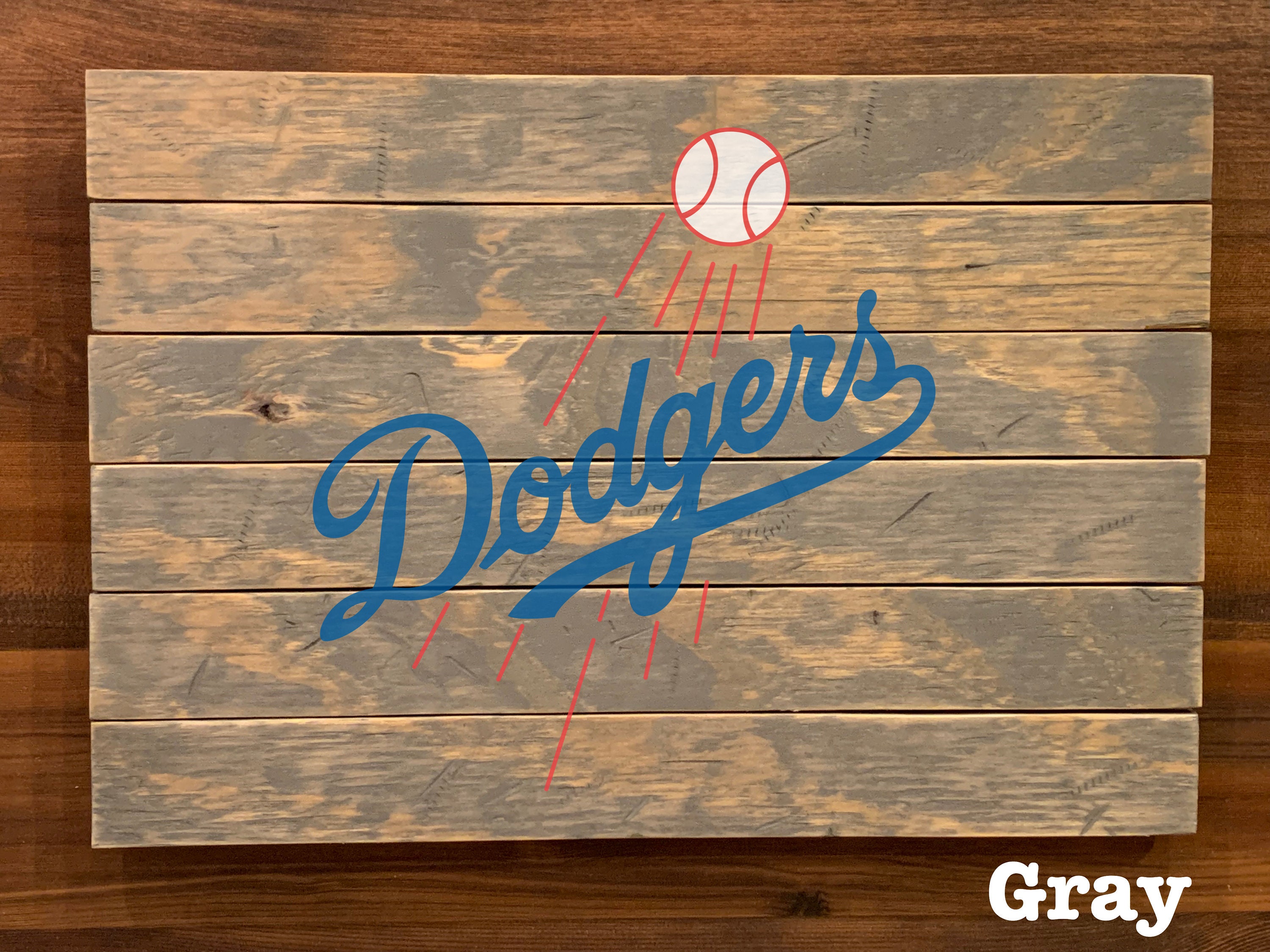 Los Angeles Dodgers Wood Plank - Etsy