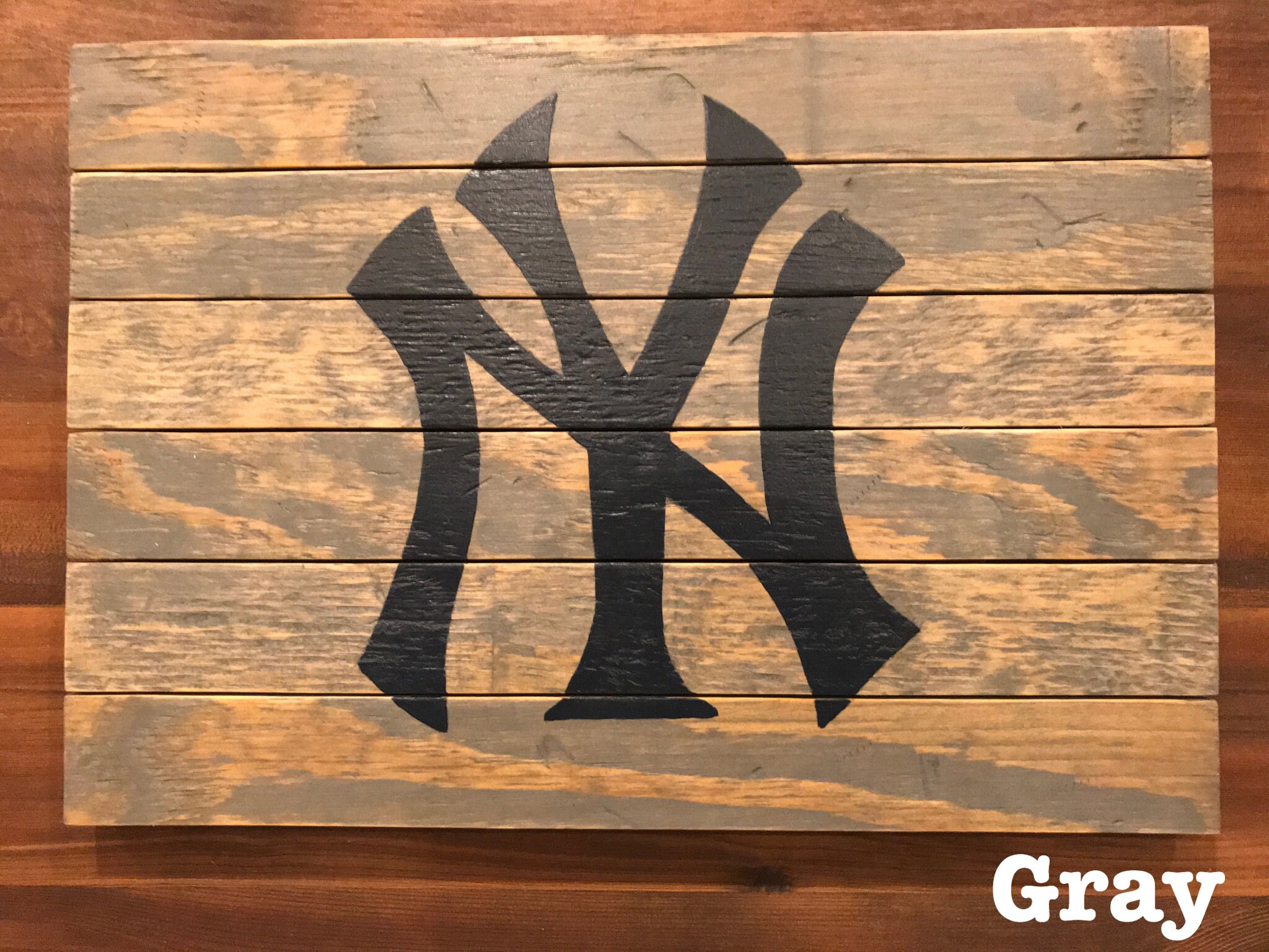 New York Yankees Wood Plank - Etsy