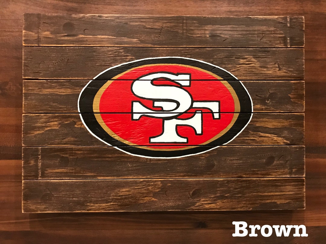 San Francisco 49ers Wood Plank - Etsy