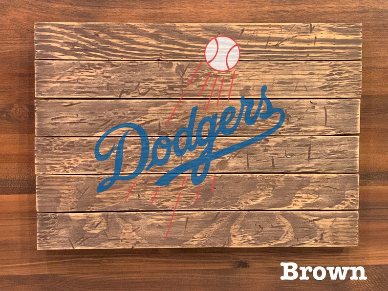 Los Angeles Dodgers Wood Plank - Etsy
