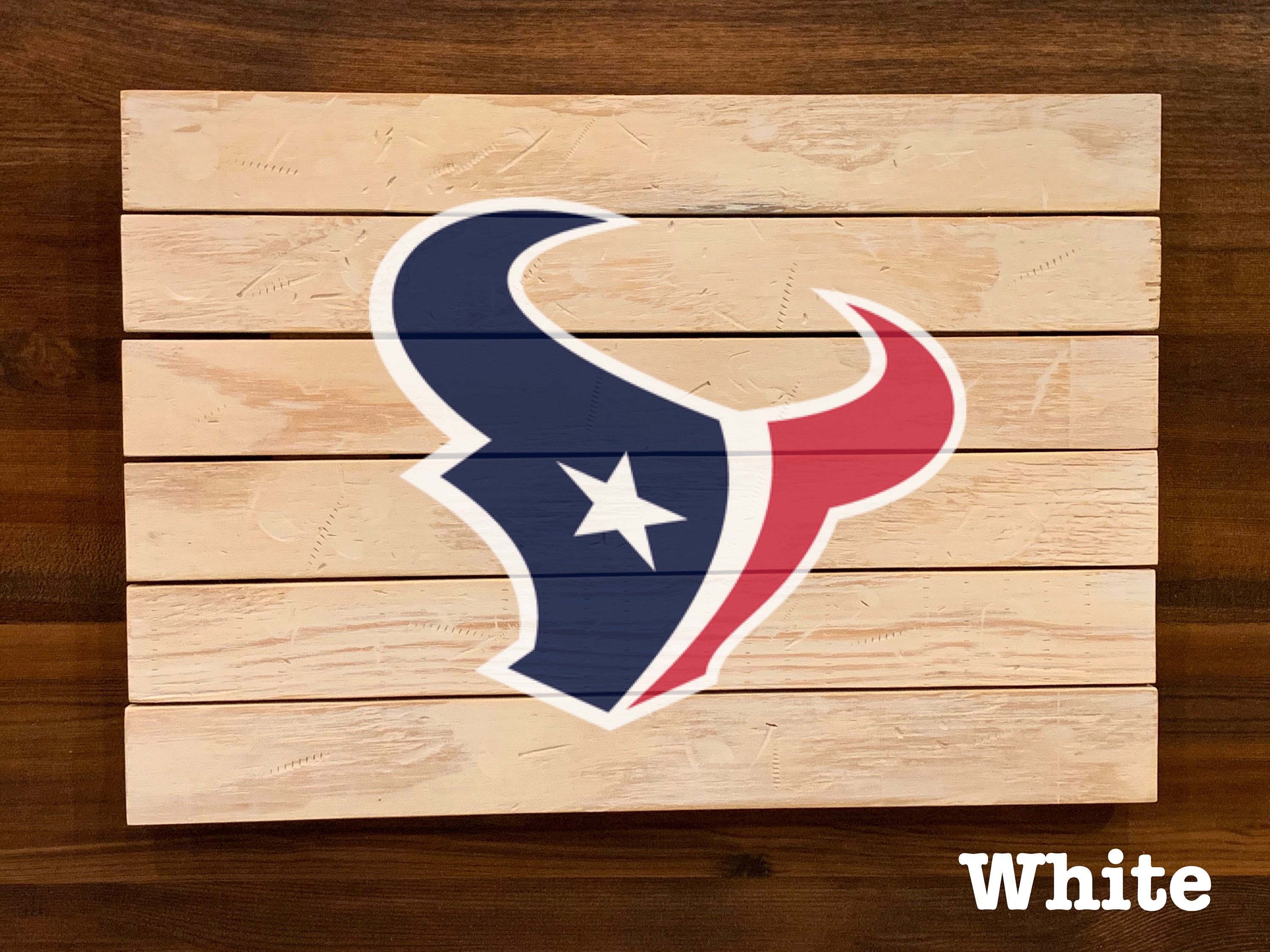 Houston Texans Wood Plank - Etsy