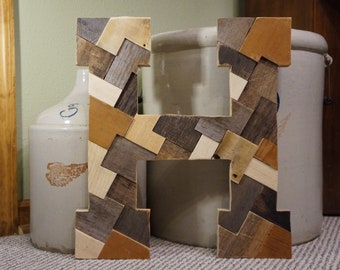Wood Letter H - Etsy