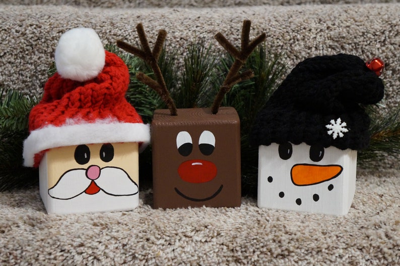 Christmas Blocks - Etsy