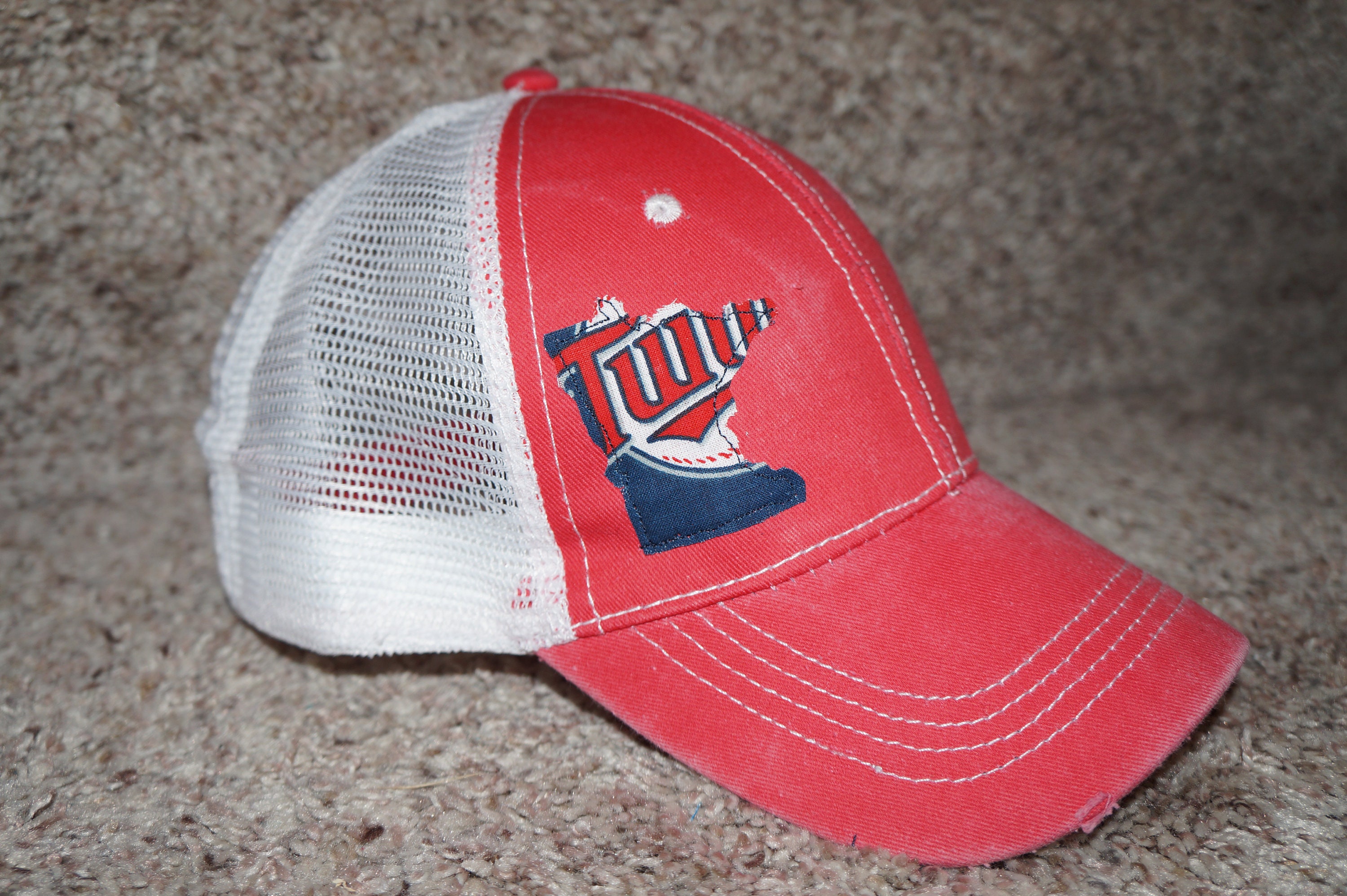 Vintage Trucker Hat-minnesota Twins - Etsy