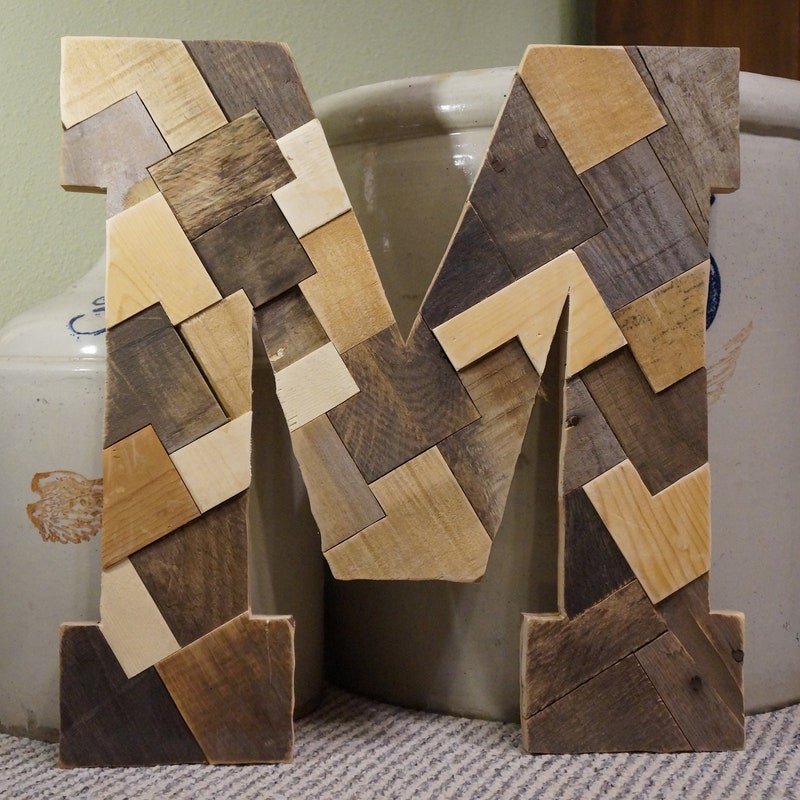 Reclaimed Wood Letters - Etsy