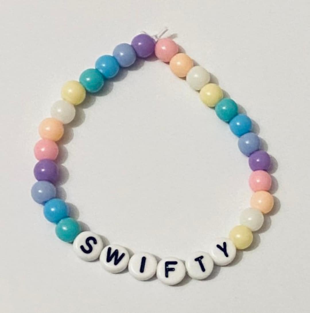 Swifty Taylor Swift Fan Bracelet Kids & Adult Sizes Multicoloured ...