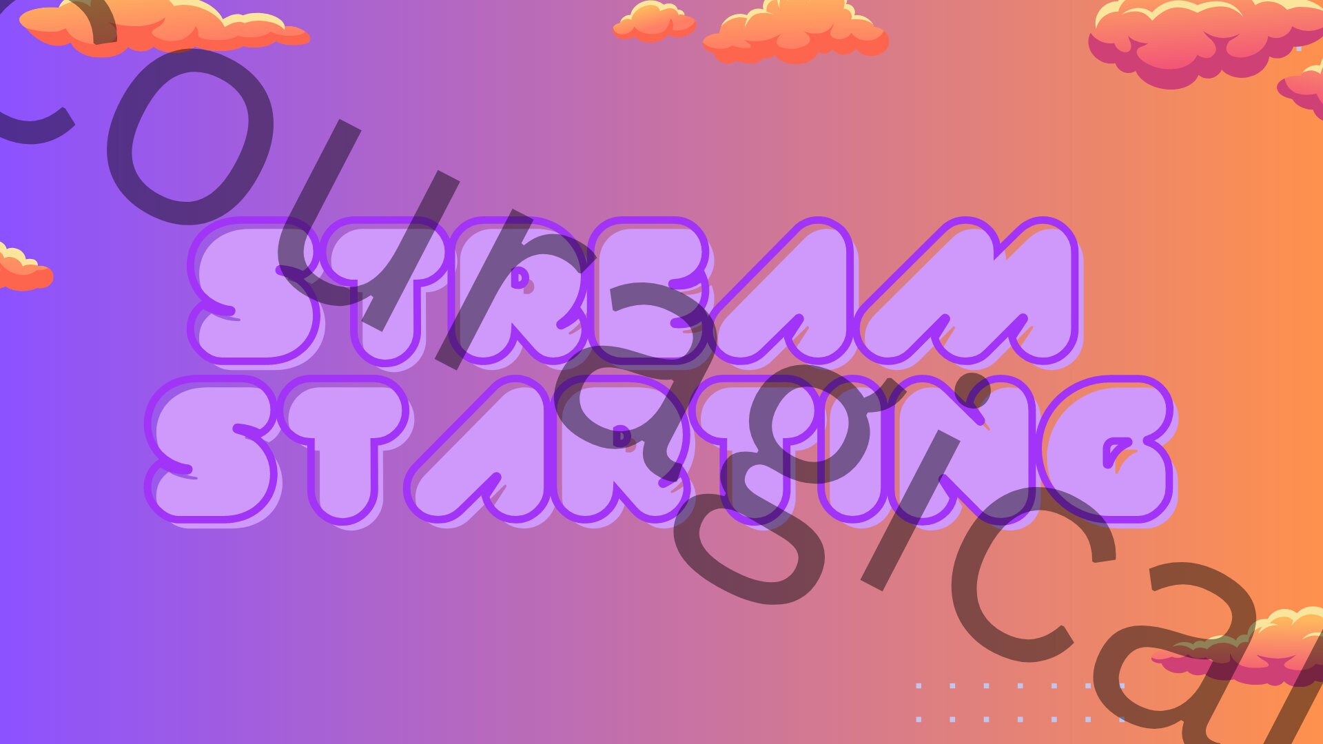 Sunset Stream Overlay Twitch Overlay Twitch Panels - Etsy