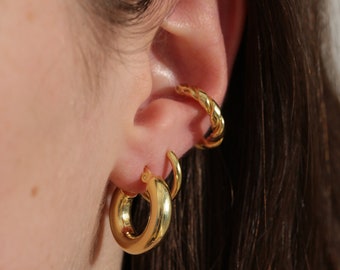 Gold Plated Ear Stack Set Earring Set Minimalist Earring - Etsy