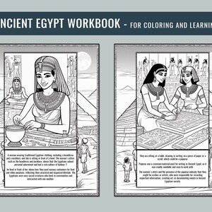 Ancient Egypt Mini Study Printable Workbook - for Coloring and Learning ...