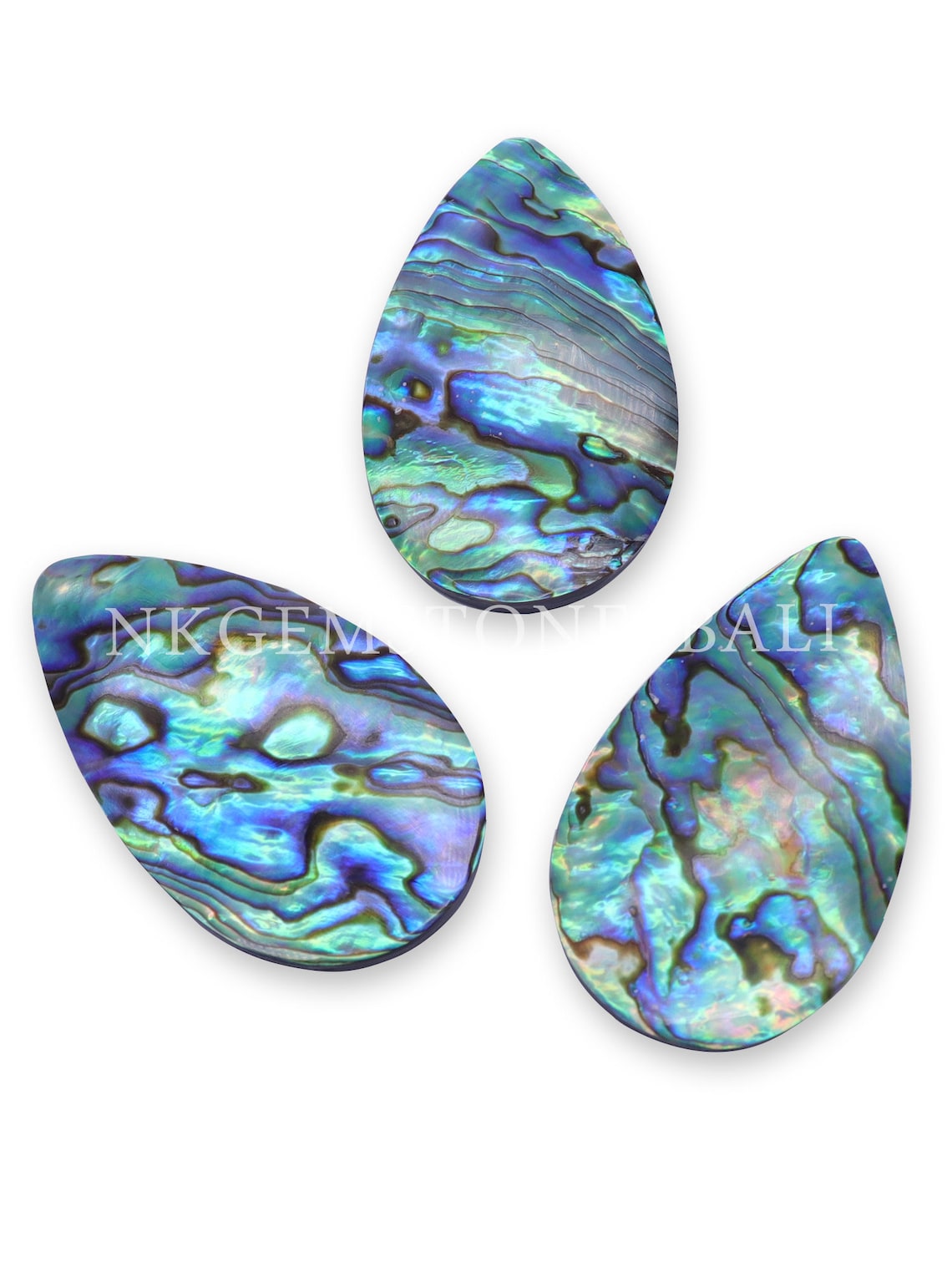 Natural Abalone Paua Shell Pears Cabochon Calibrated Sizes L - Etsy