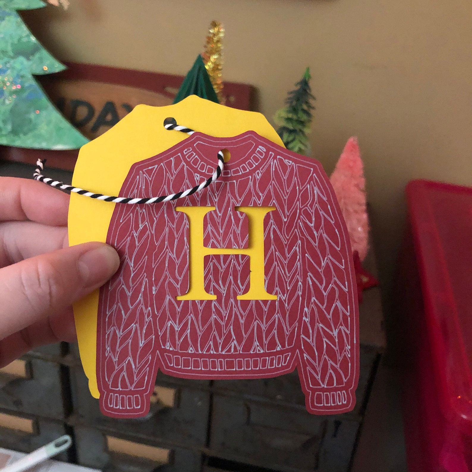 Weasley Sweater Layered Tag SVG - HP Fan Art - SVG / Vector File for ...