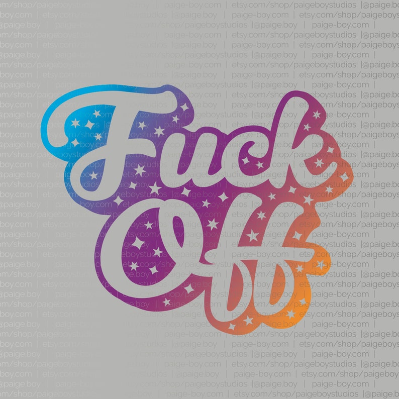 F off / SVG / Vector File for Cricut Glowforge - Etsy Australia
