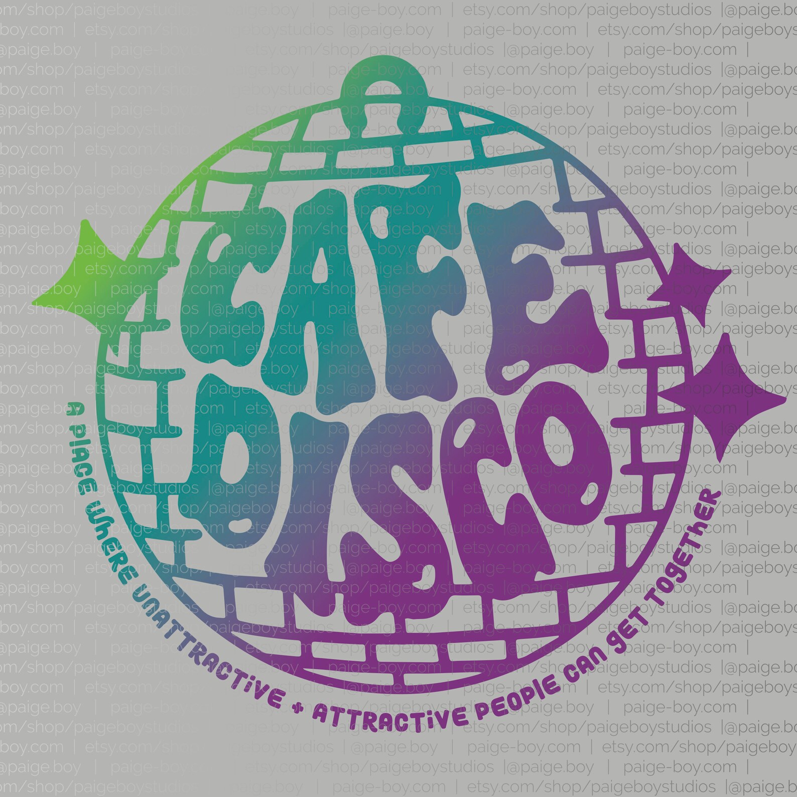 Cafe Disco Original Logo - the Office + Dunder Mifflin Fan Art - SVG ...